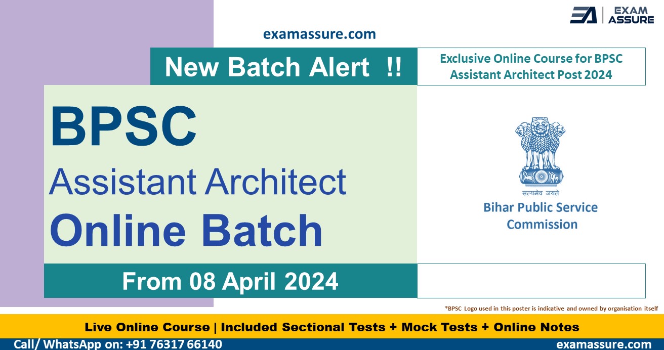 BPSC Assistant Architect Online Classes BPSC Assistant Architect Online Classes